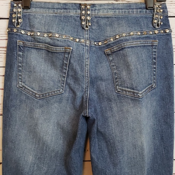 Cache | Jeans | Vintage Rhinestone Embellished Cache Jeans Size 4 ...